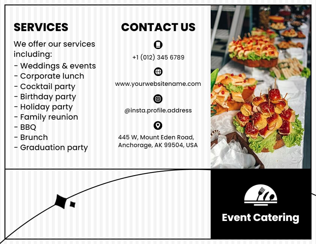 Catering Brochure Templates