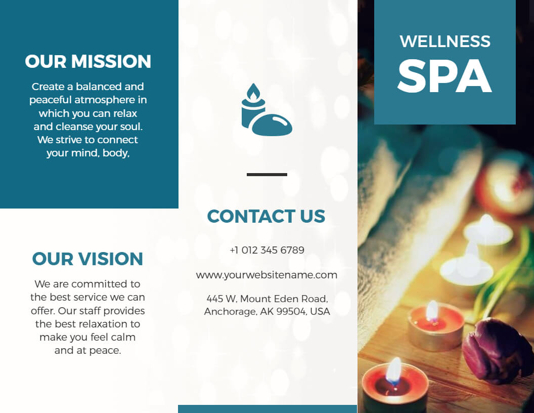 Spa Brochure Templates