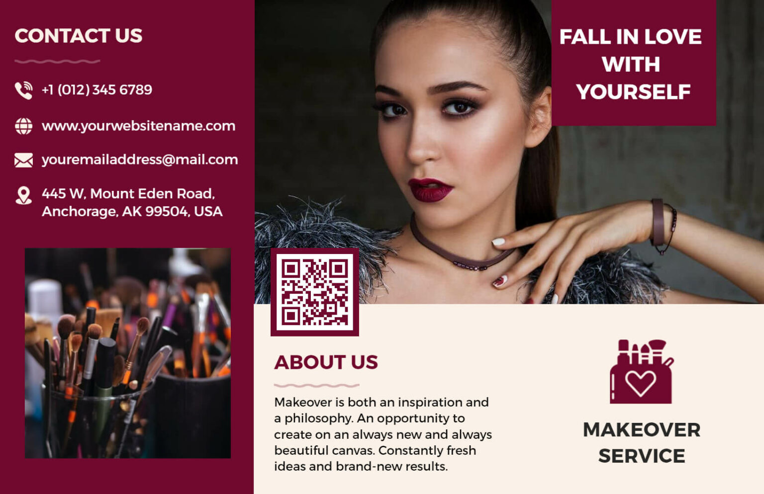 Beauty Salon Brochure Templates