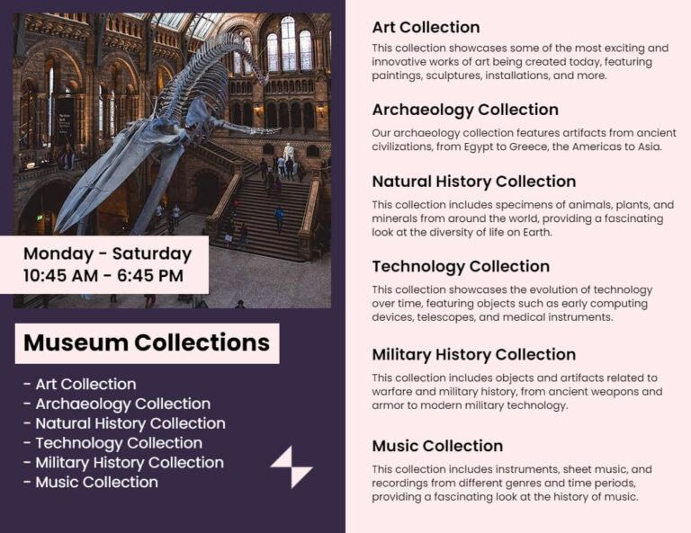Museum Brochure Templates