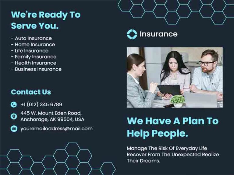 Insurance Brochure Templates - Free | Customize | Download