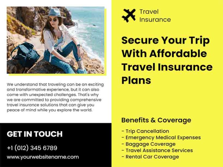 Insurance Brochure Templates - Free | Customize | Download