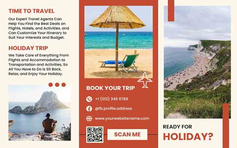 Holiday Brochure Templates - Free | Editable | Downloadable