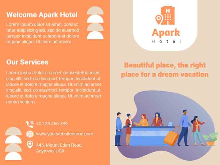 Hotel Brochure Templates - Free | Customize | Download