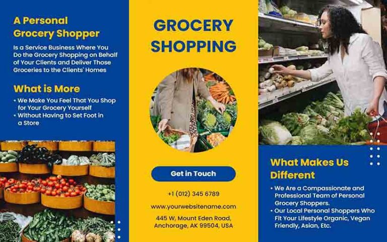 Grocery Brochure Templates - Free | Customize | Download