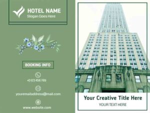 Hotel Brochure Templates - Free | Customize | Download