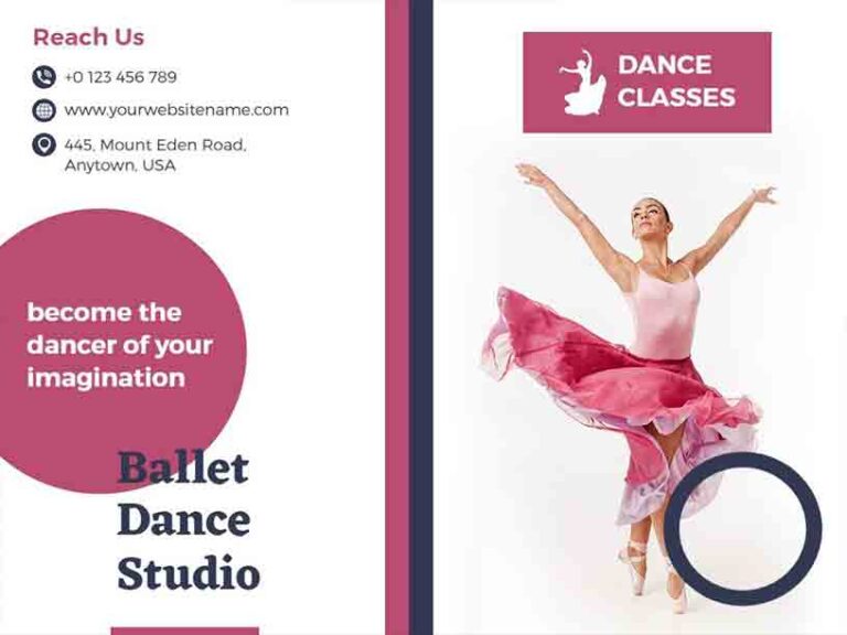 Dance Brochure Templates - Free | Customize | Download