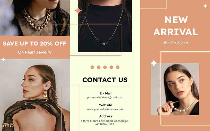 Jewelry Brochure Templates - Free | Customize | Download