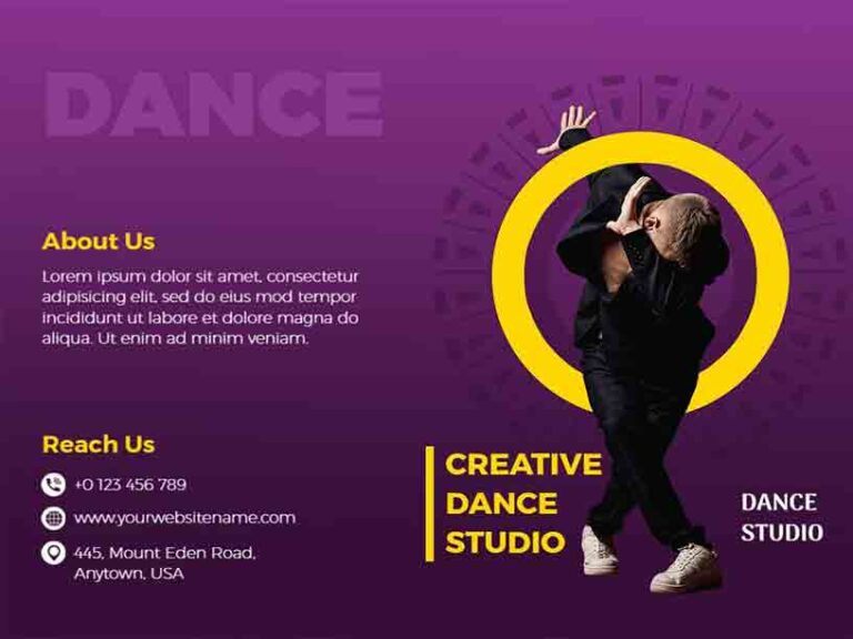 Dance Brochure Templates - Free | Customize | Download