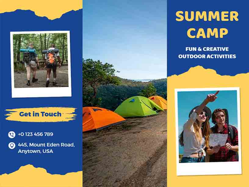 Summer Camp Brochure Templates - Free | Edit | Download