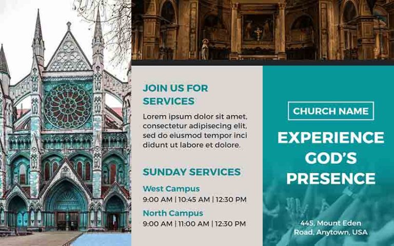 Church Brochure Templates - Free | Customize | Download