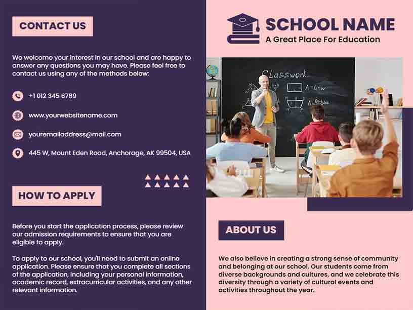 Education Brochure Templates - Free | Customize | Download