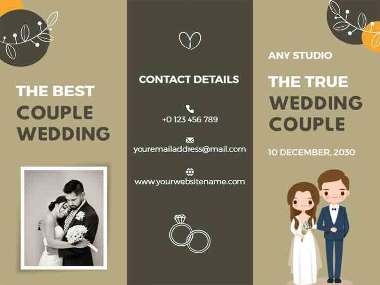 Wedding Brochure Templates - Free | Customize | Download