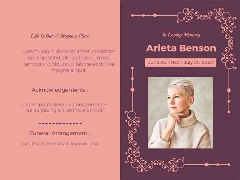 Funeral Brochure Templates - Free | Customize | Download