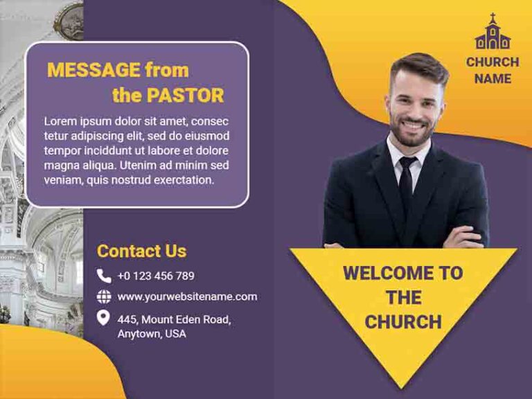 Church Brochure Templates - Free | Customize | Download