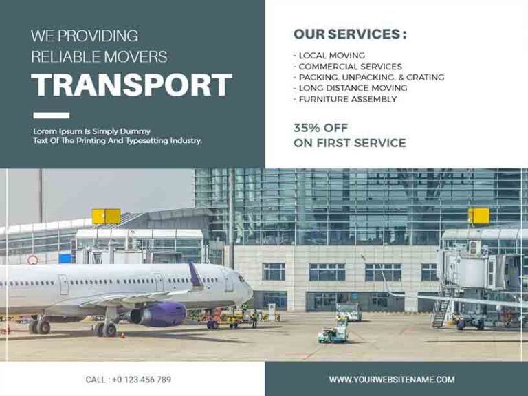 Transportation Brochure Templates - Free | Edit | Download