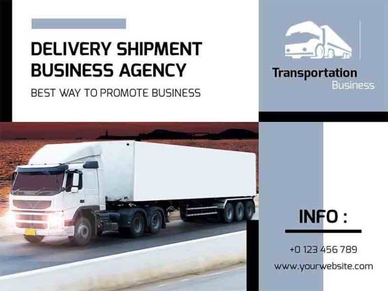 Transportation Brochure Templates - Free | Edit | Download