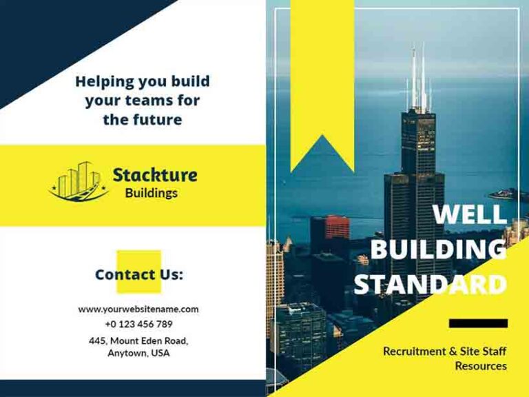 Construction Brochure Templates - Free | Edit | Download