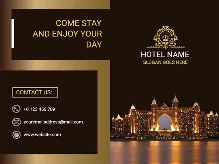 Hotel Brochure Templates - Free | Customize | Download