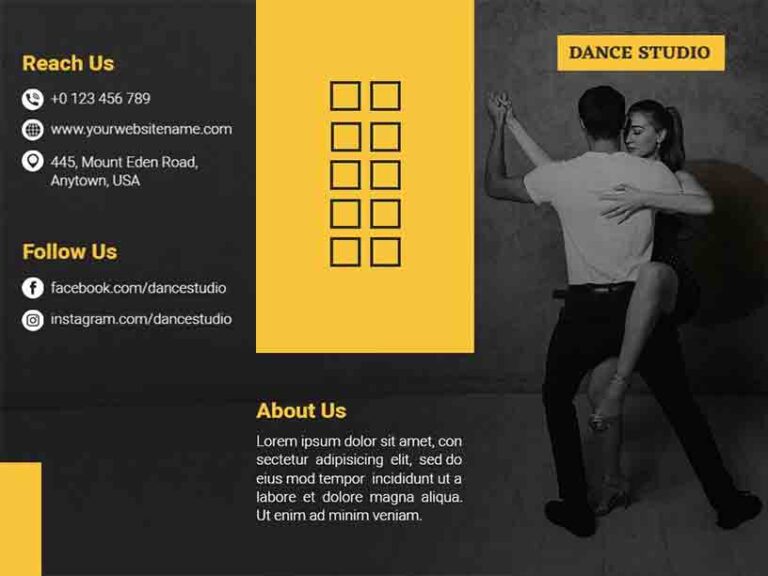Dance Brochure Templates - Free | Customize | Download